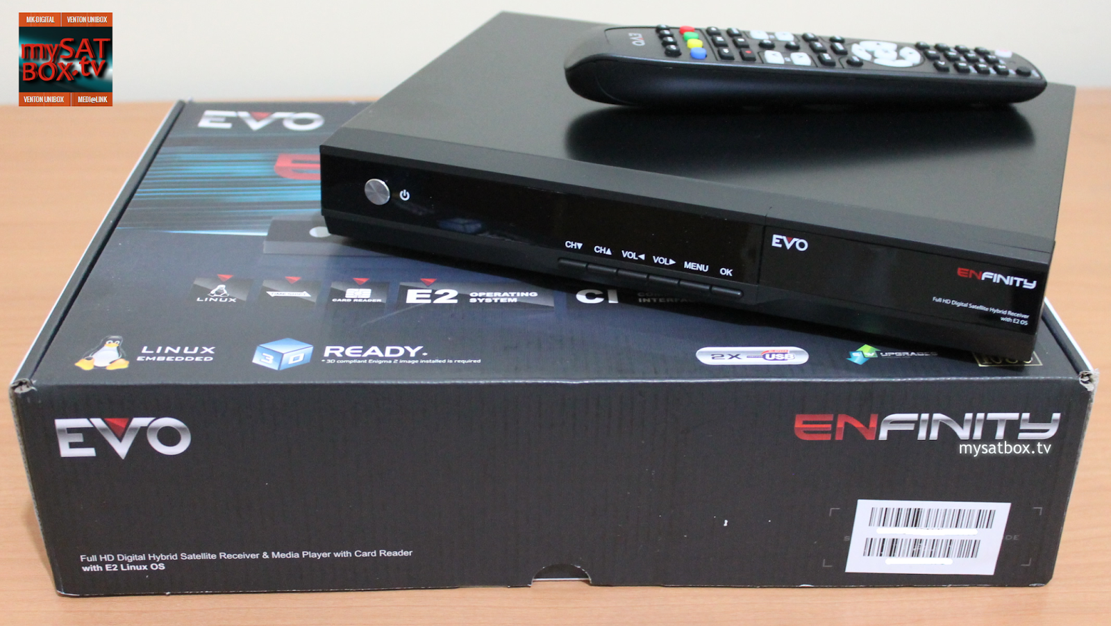 Optibox Evo ENfinity unboxing - mysatbox.tv