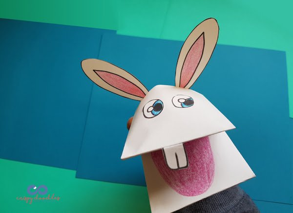 Paper Bunny Hand Puppet - The Joy of Sharing
