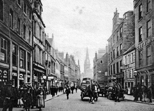 Tour Scotland: Old Photograph Overgate Dundee Scotland