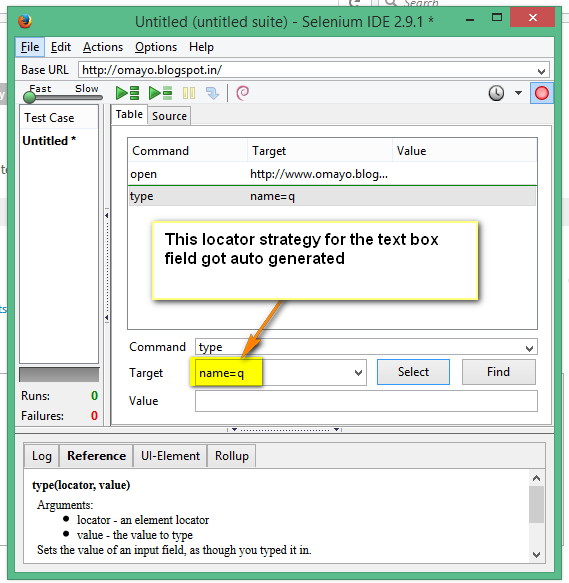 Selenium-By-Arun: Using refresh command in Selenium IDE for refreshing ... Selenium-By-Arun: Using refresh command in Selenium IDE for refreshing ...