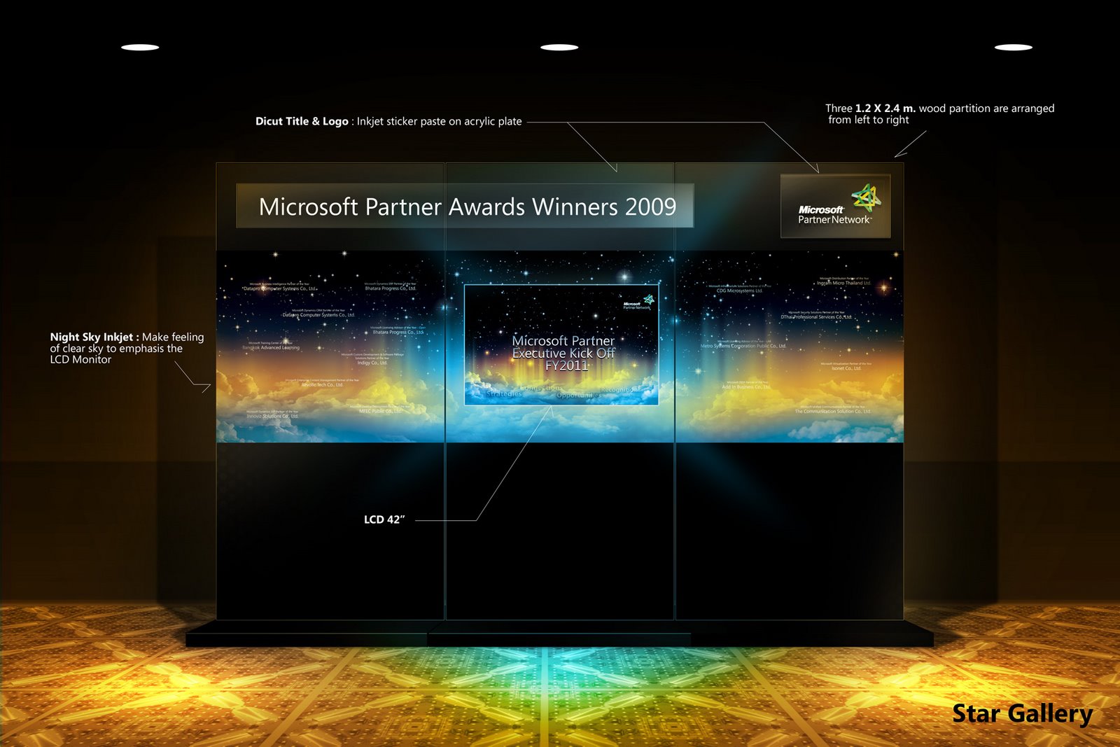 Microsoft Stage Design | Neutralart Graphic Design