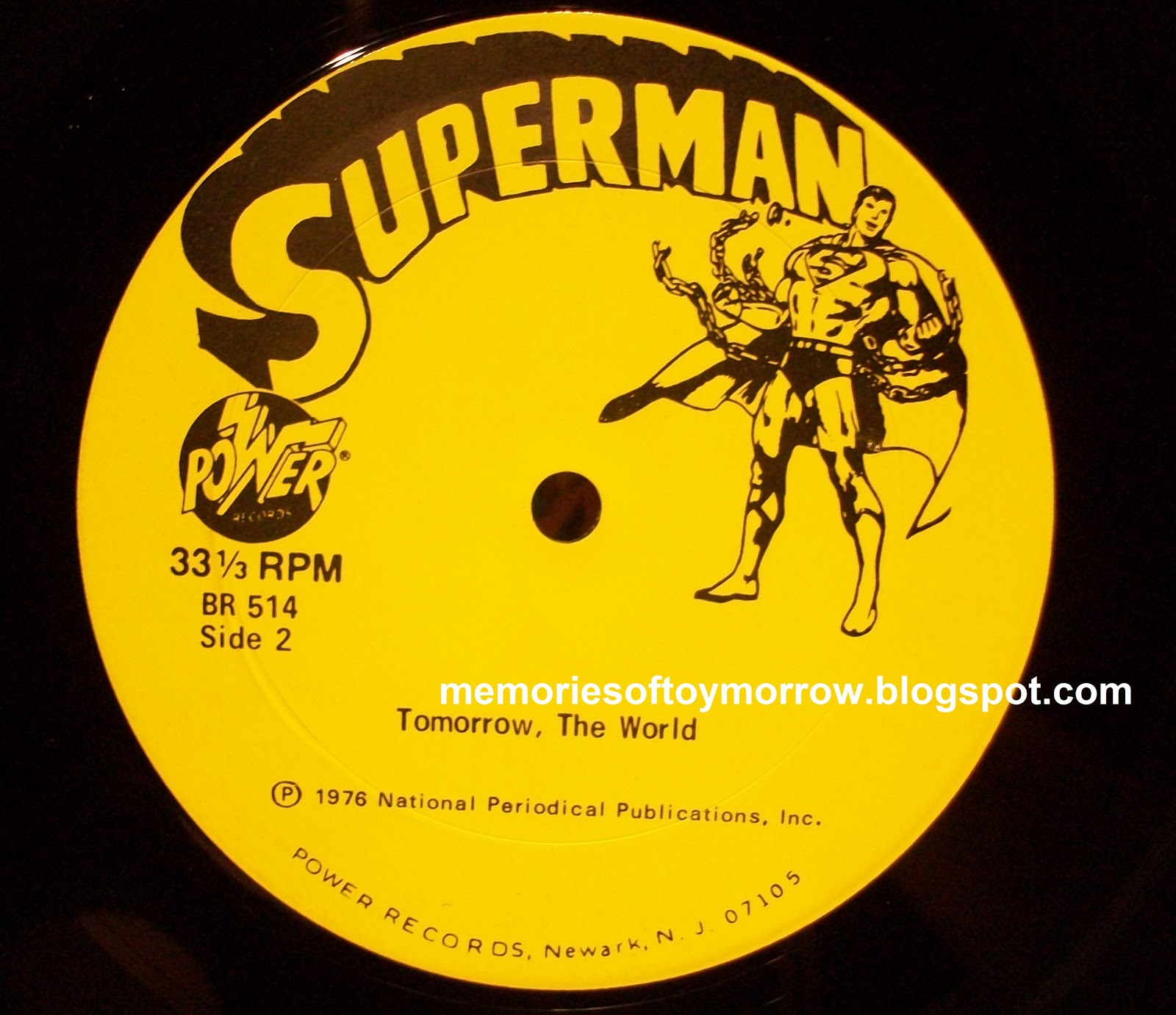 Memories of Toymorrow: Superman Power Records Book and Record Set from ...