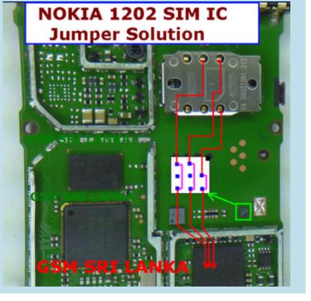Nokia 1202 SIM IC Problem Jumper Solution | GSMFixer