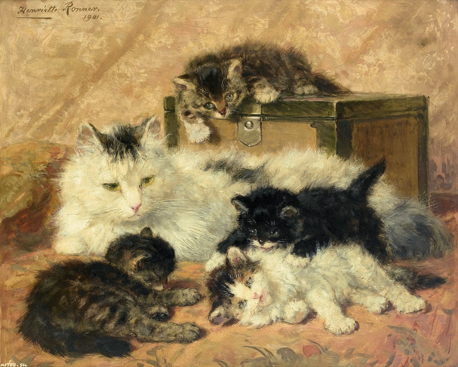 Henriette Ronner-Knip (Dutch, 1821-1909): ehdu — LiveJournal