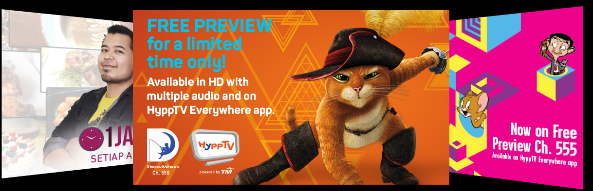 DREAMWORKS KINI DI HYPPTV UNIFI!