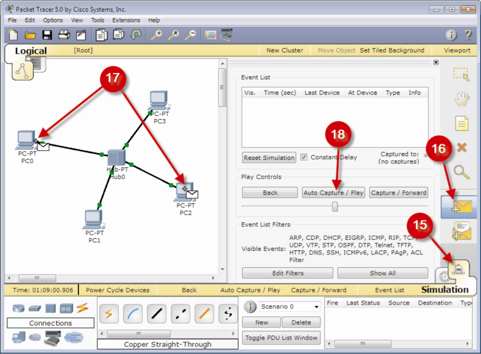 การใช้งานเบื้องต้นของโปรแกรม Packet Tracer: สิงหาคม 2018