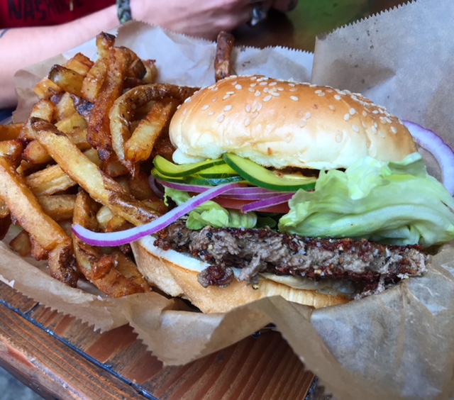 Vegan Crunk: New at Farm Burger: The Impossible Burger!!