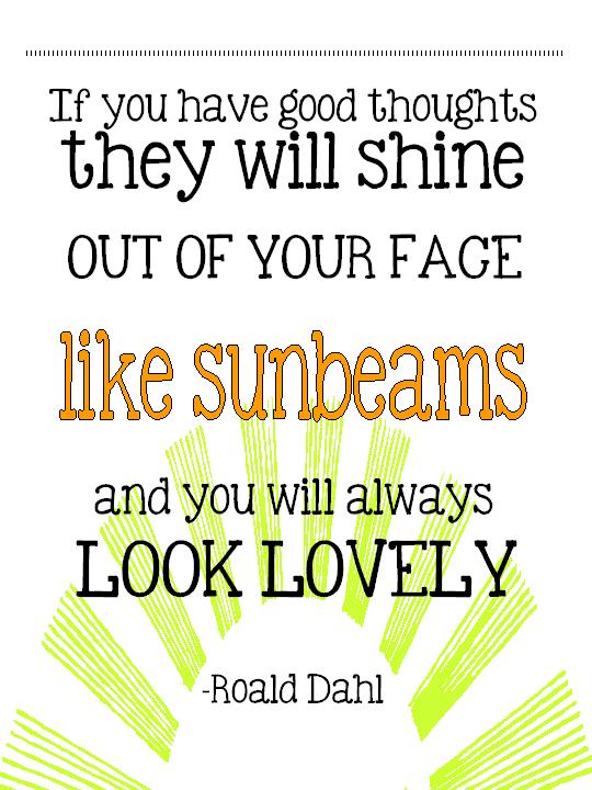 Sunbeams Roald Dahl Quotes. QuotesGram