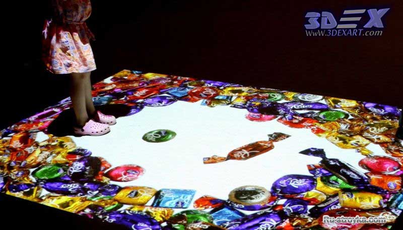 Interactive Floor Projector Games - New life for your Kids