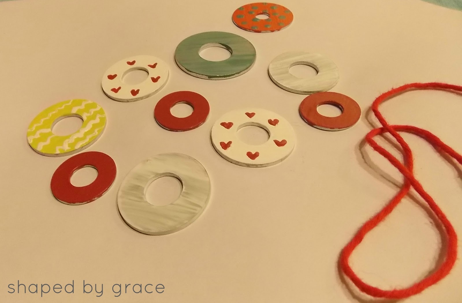 Shaped By Grace: DIY Washer Pendants