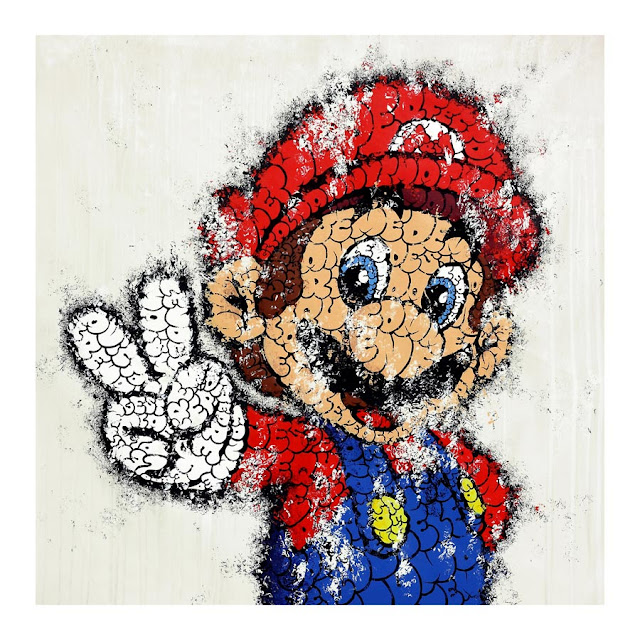 Graffiti, letras, Super Mario