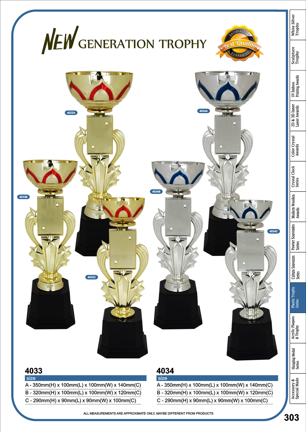 PLASTIC TROPHY | Trophy Supplier | Trophy Malaysia | Plaque Malaysia ...