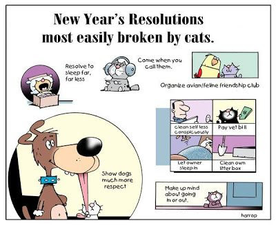 Mystery Fanfare: Cartoon of the Day: New Year's Resolutions Most Easily ...