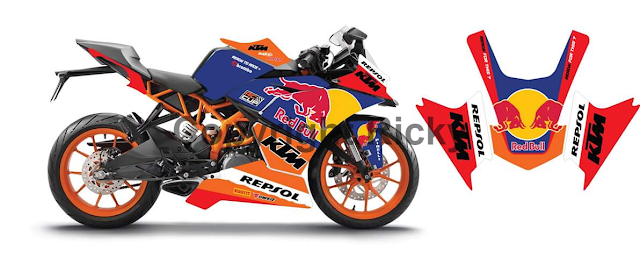 KTM Duke Custom Decals Graphics: New Custom Design Graphics KTM RC 200/ ...