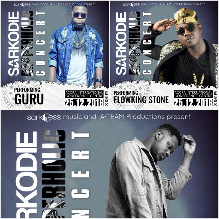 Flowking Stone, Guru, Medikal Join Sarkodie’s Rapperholic Concert ...