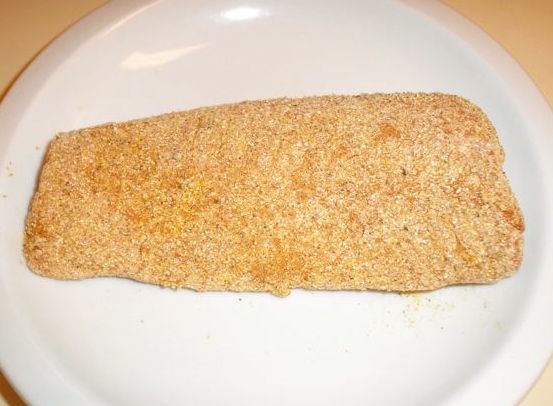 The Briny Lemon: Cornmeal-Crusted Cod with Mexican Rice and Guacamole