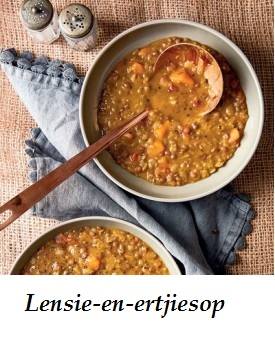 In en om die huis: Lensie-en-ertjiesop.