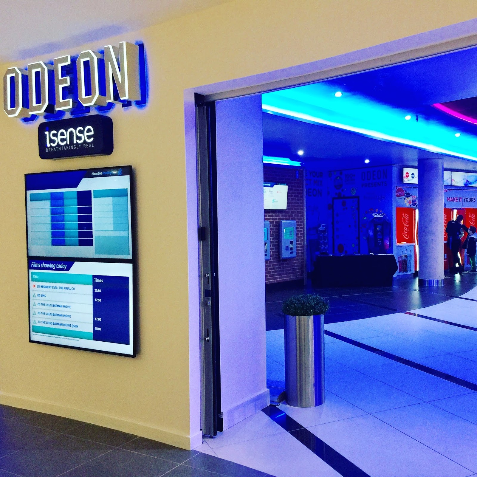 JoyBlog: An opening night visit to Odeon BH2 in Bournemouth: The isense ...