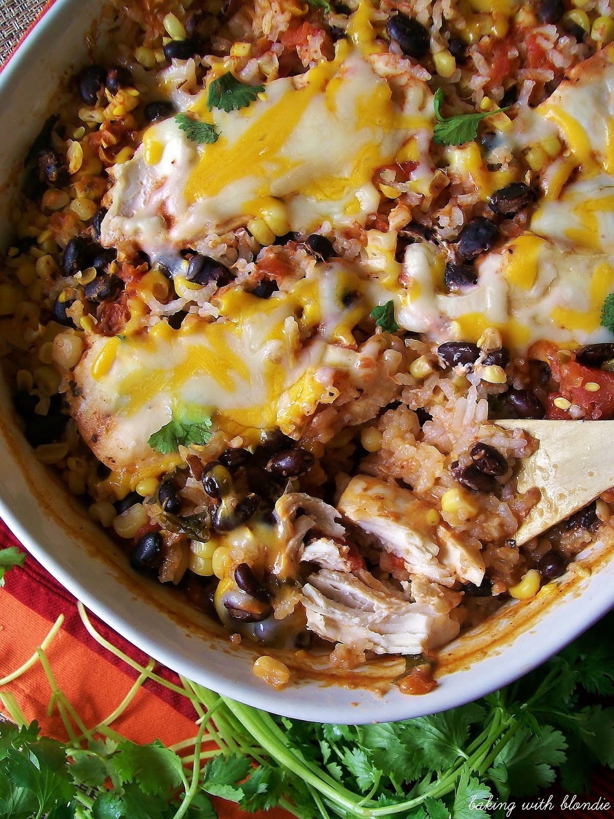 Southwestern Salsa Chicken Casserole