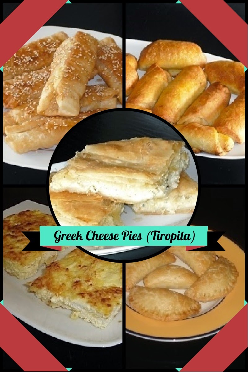 Authentic Greek Recipes: 5 Greek Cheese Pies (Tiropita)