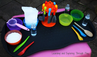 Learning and Exploring Through Play: Cornflour Sensory Play