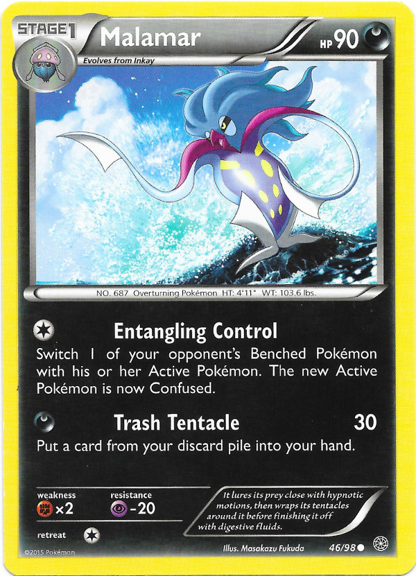 Malamar -- Ancient Origins Pokemon Card Review | PrimetimePokemon's Blog
