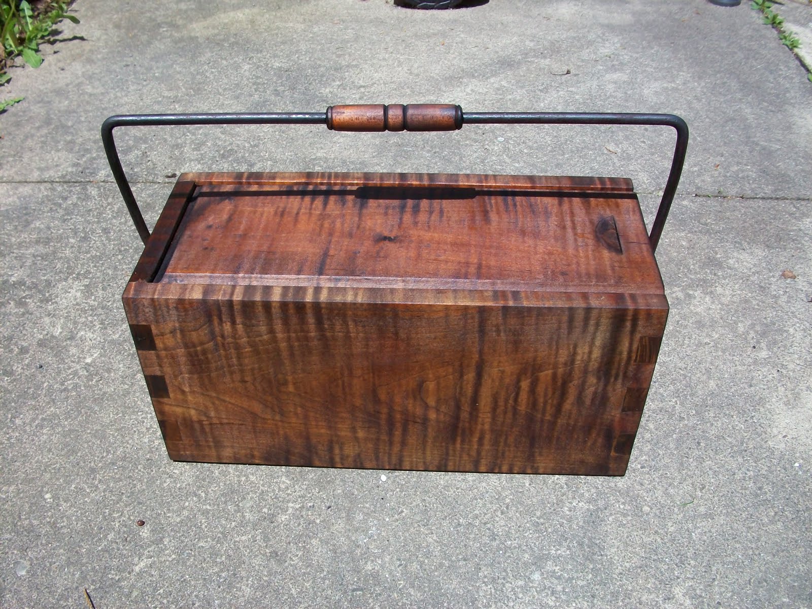 MacCrea's Custom Flintlocks and Accouterments: Curly Maple Shooting Box