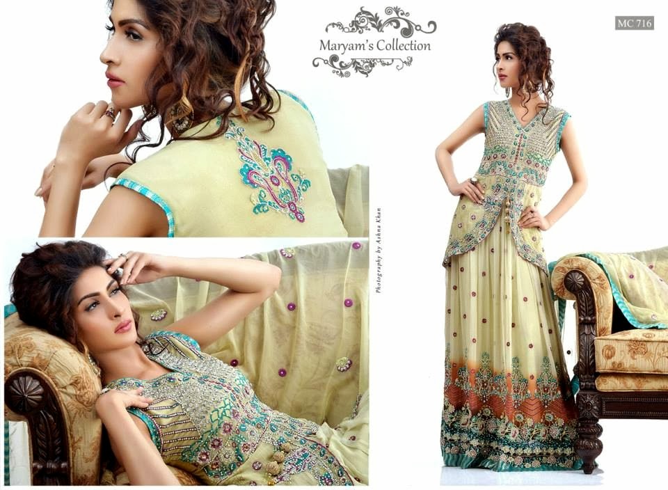 Latest Fancy Embroidered Dress Collection 2013-14 | Wedding Wear Fancy ...