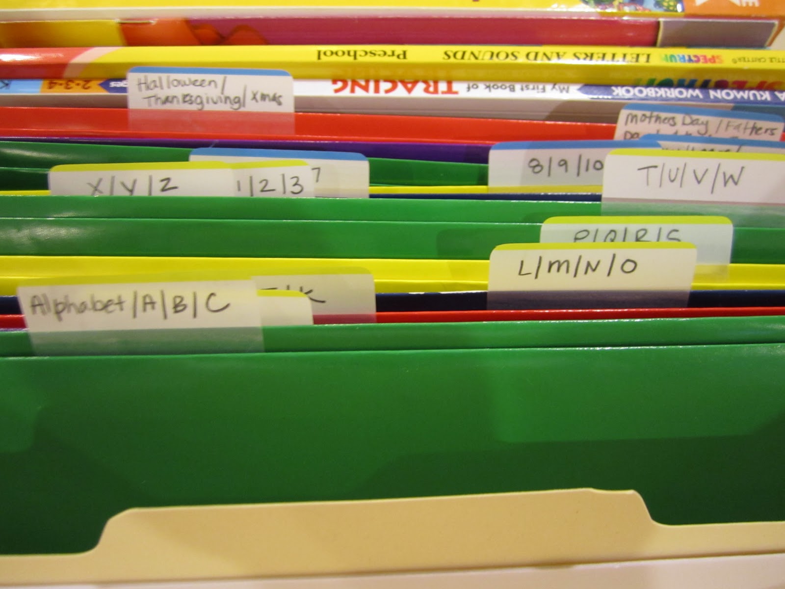 Life in the Motherhood: Preschool Planning & Filing System