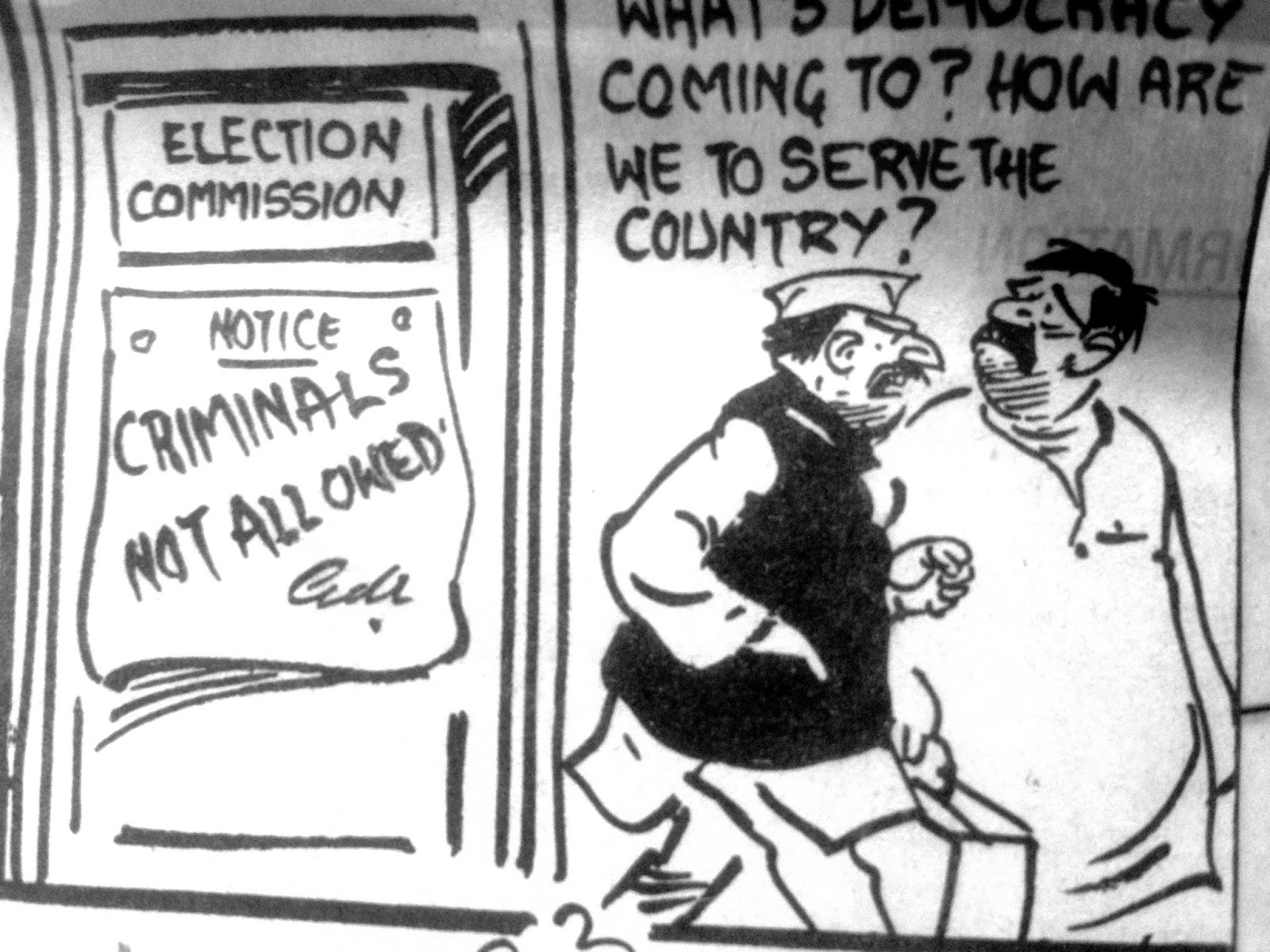 R.K. Laxman's Cartoons: Corruption - VI