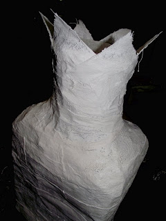 Julaine in Fiberspace: How to Make a Duct Tape Display