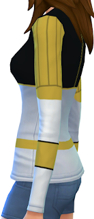 Tender Wolf's Den: Female Power Rangers shirts (Sims 4)