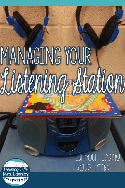 Managing your Listening Station FREEBIE included! | Learning with Mrs ...