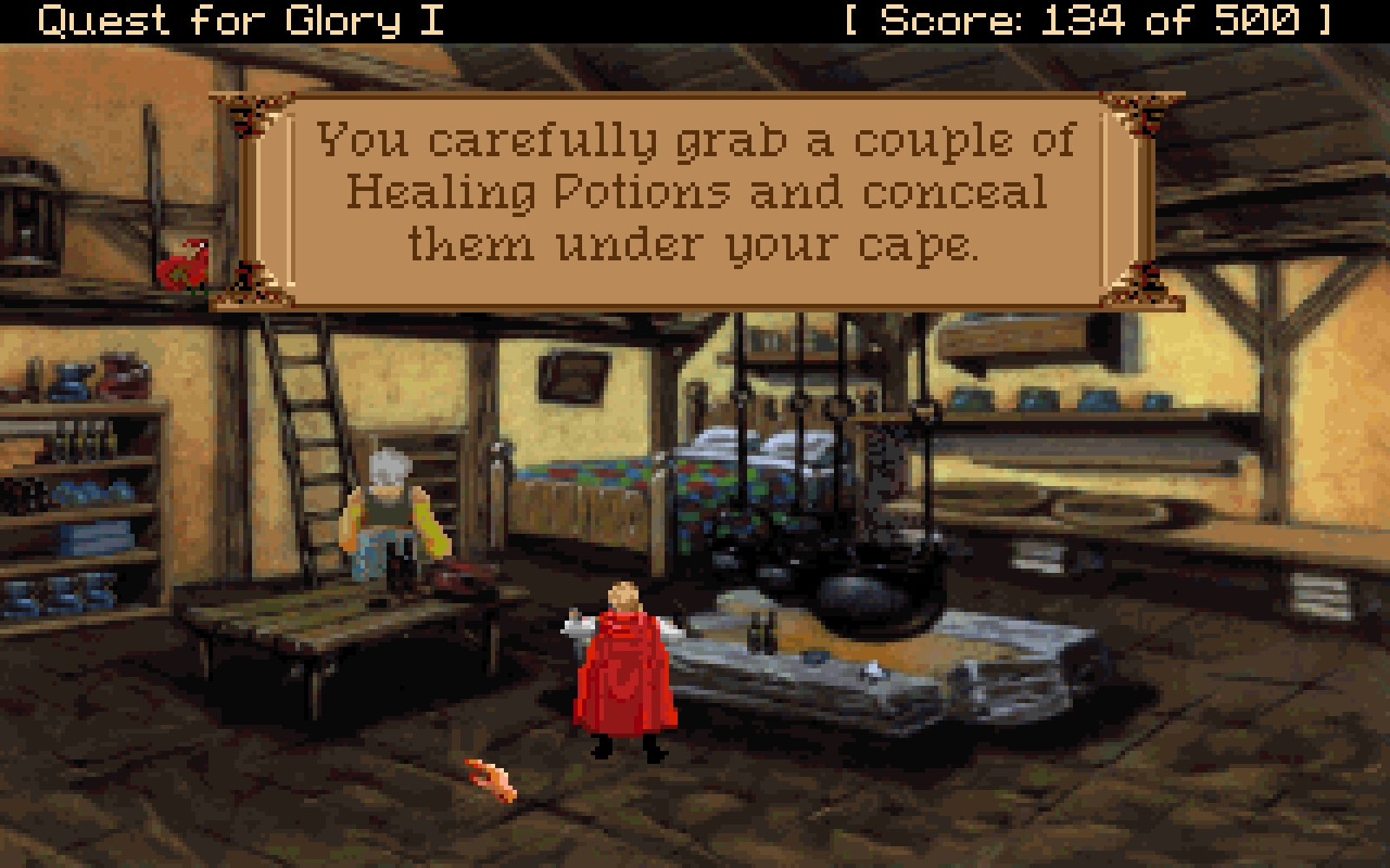 The Adventurers Guild: Quest for Glory I - WON!