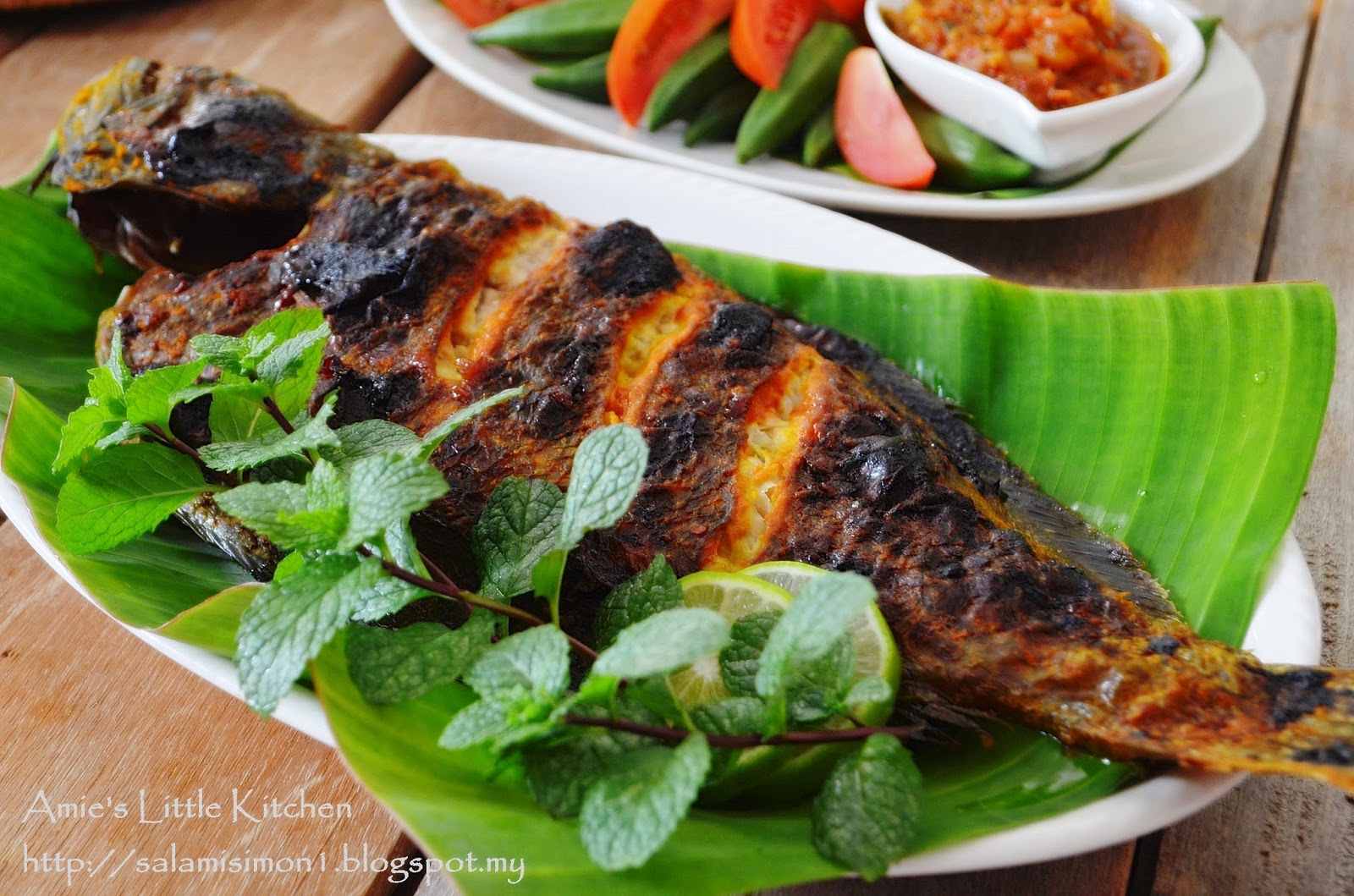 Sedapnya Ikan Sebelah Panggang Cicah Sambal Tomato - Amie's Little Kitchen