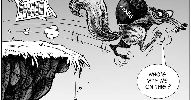 Cartoons by Miles: Holding on