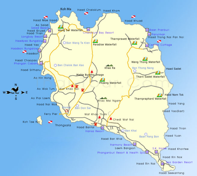 Louis en Thaïlande!: 11. Koh Phangan - Jour 1 : Exploration