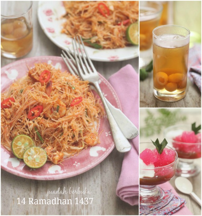 Juadah Berbuka Puasa 14 Ramadhan - masam manis