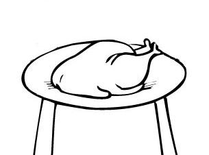 Fried Chicken Coloring Pages | Free Coloring Pages Printable Animals