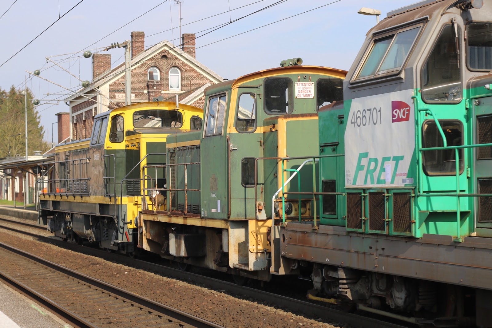 LA PASSION DU TRAIN: Circulation d'un train de la CMR à Corbie par Louis