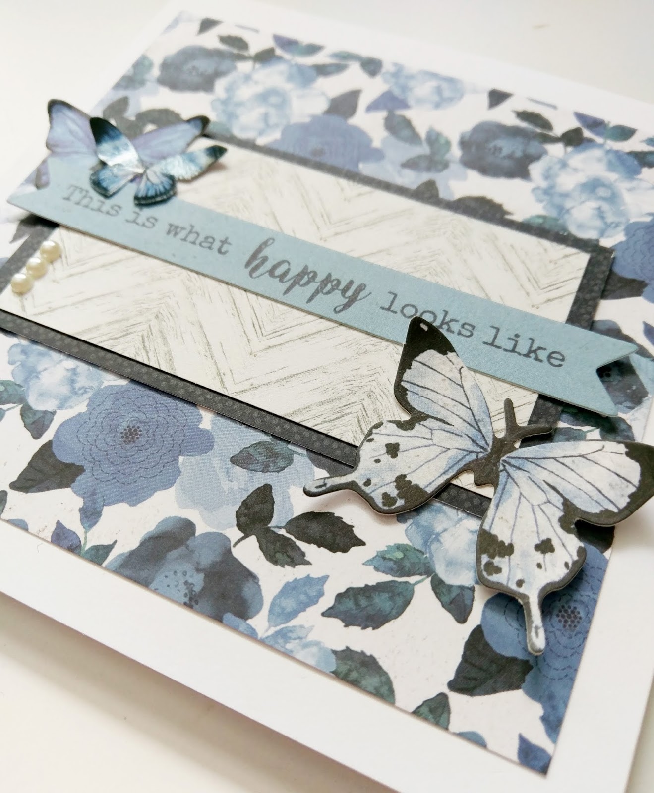 FotoBella: This Is What Happy Looks Like Card Tutorial