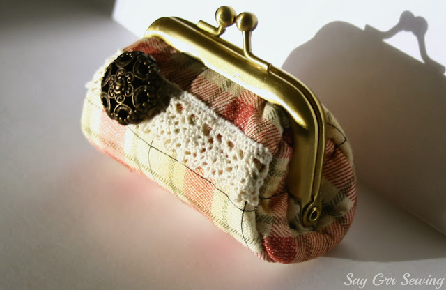 Say Grr Sewing: A Pair Of Pink Plaid Penny Purses