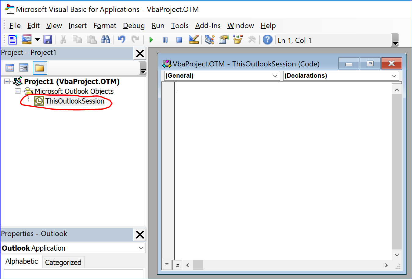 An Outlook Macro ~ Bright iDiaz