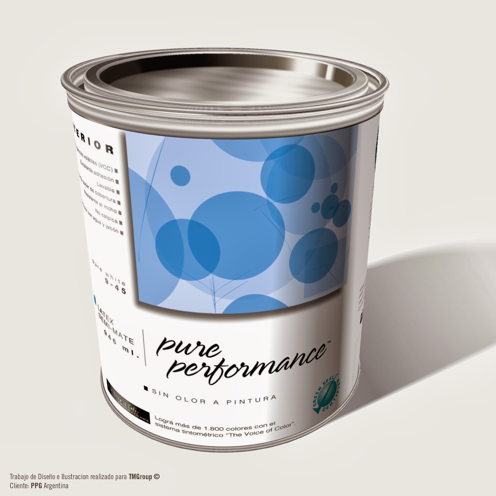 Pure Performance pinturas Render Productos