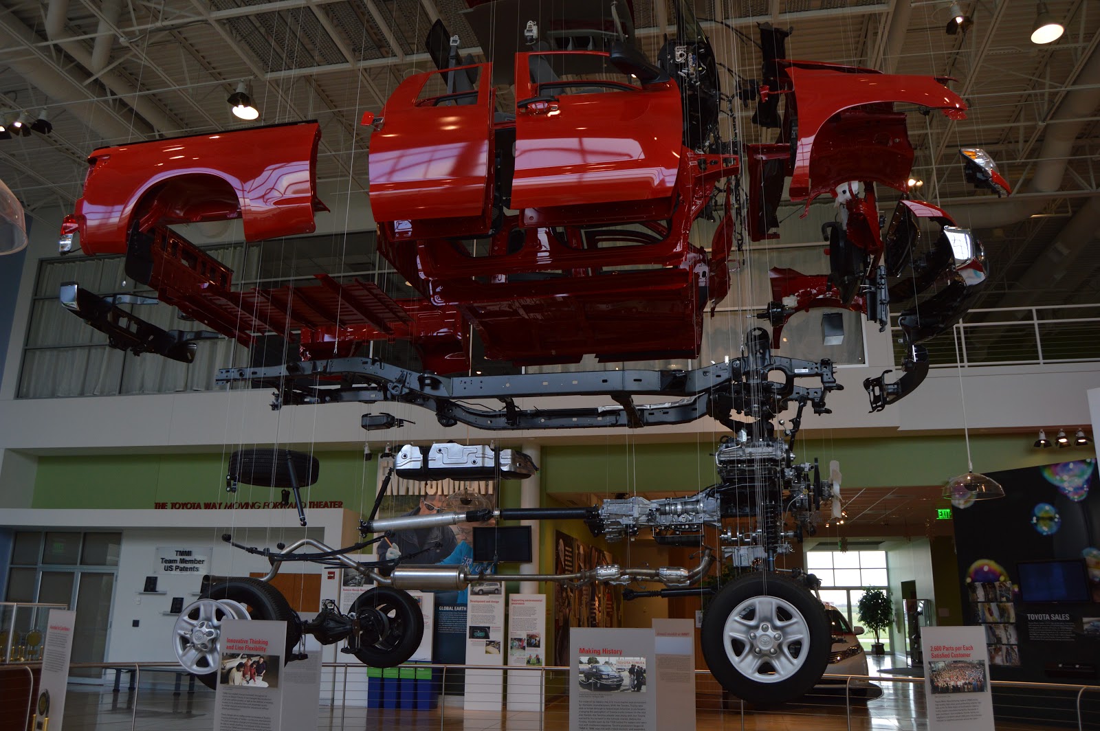 Industrial History: "Exploded" Model T and Toyota Truck