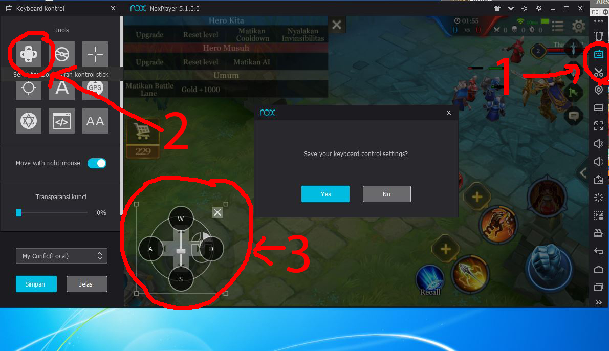 Main Game AOV (arena of valor) di Komputer/Laptop