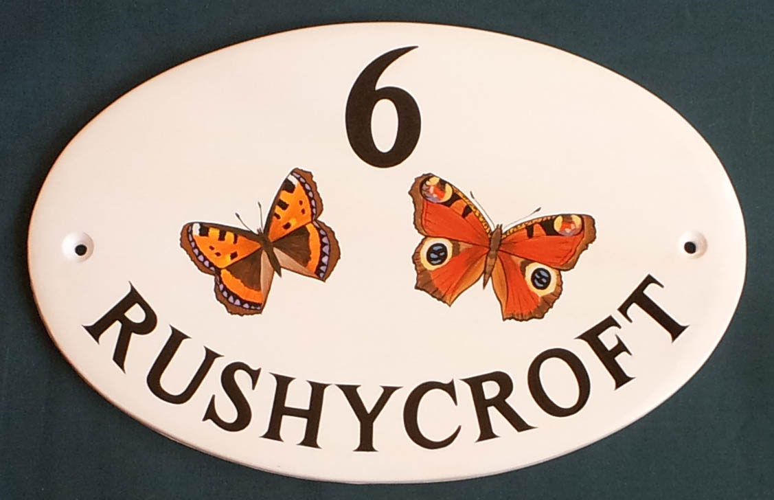 Hand Painted House Signs by Ceramic Art: Latest hand painted ceramic signs