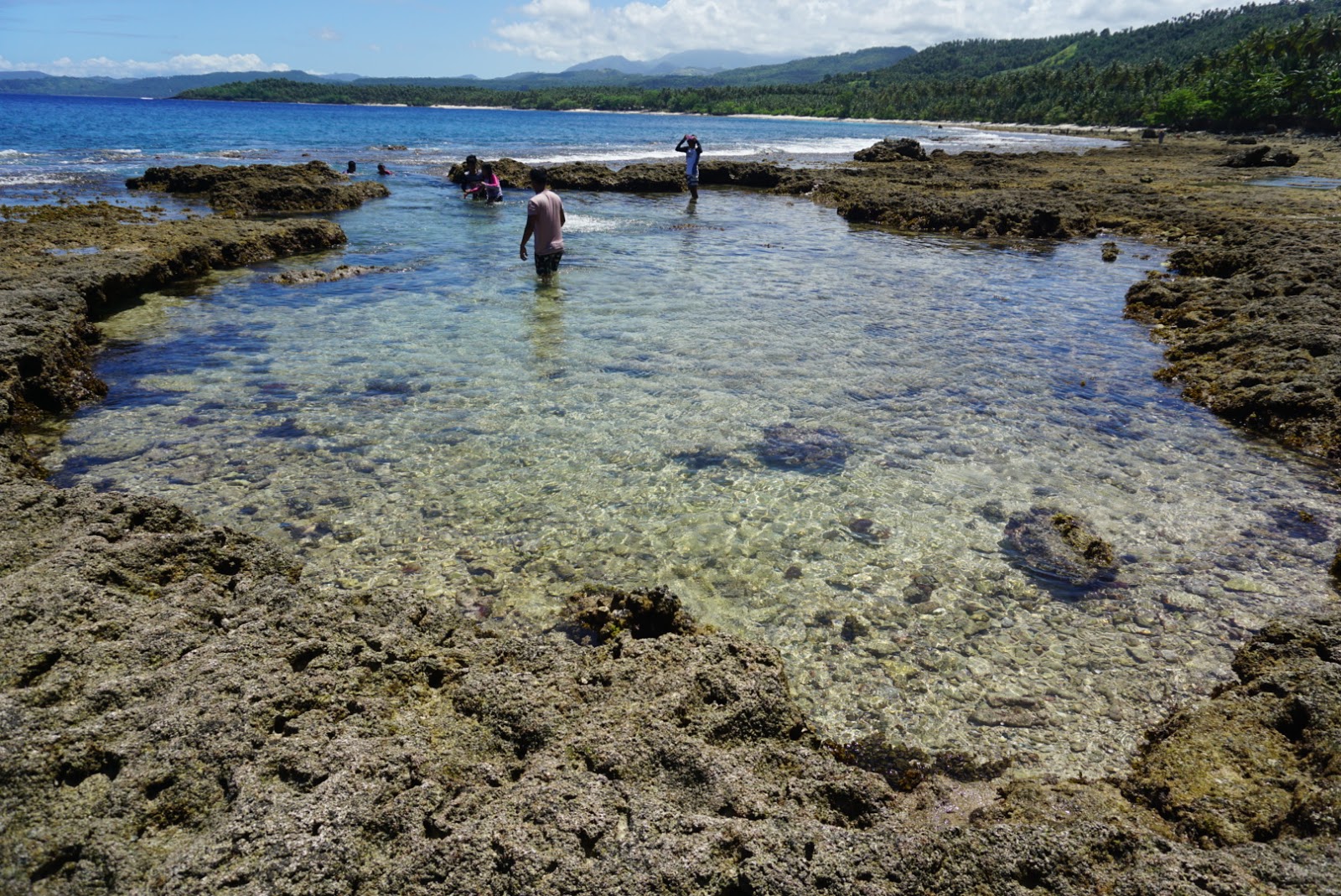 Magpupungko Feels at the Rock Pools of Rising Sun Beach Resort Manay ...