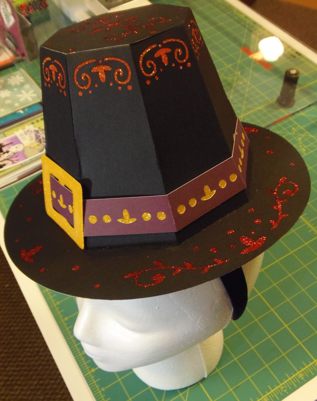 Craft with Bee: Fancy Fall Hat