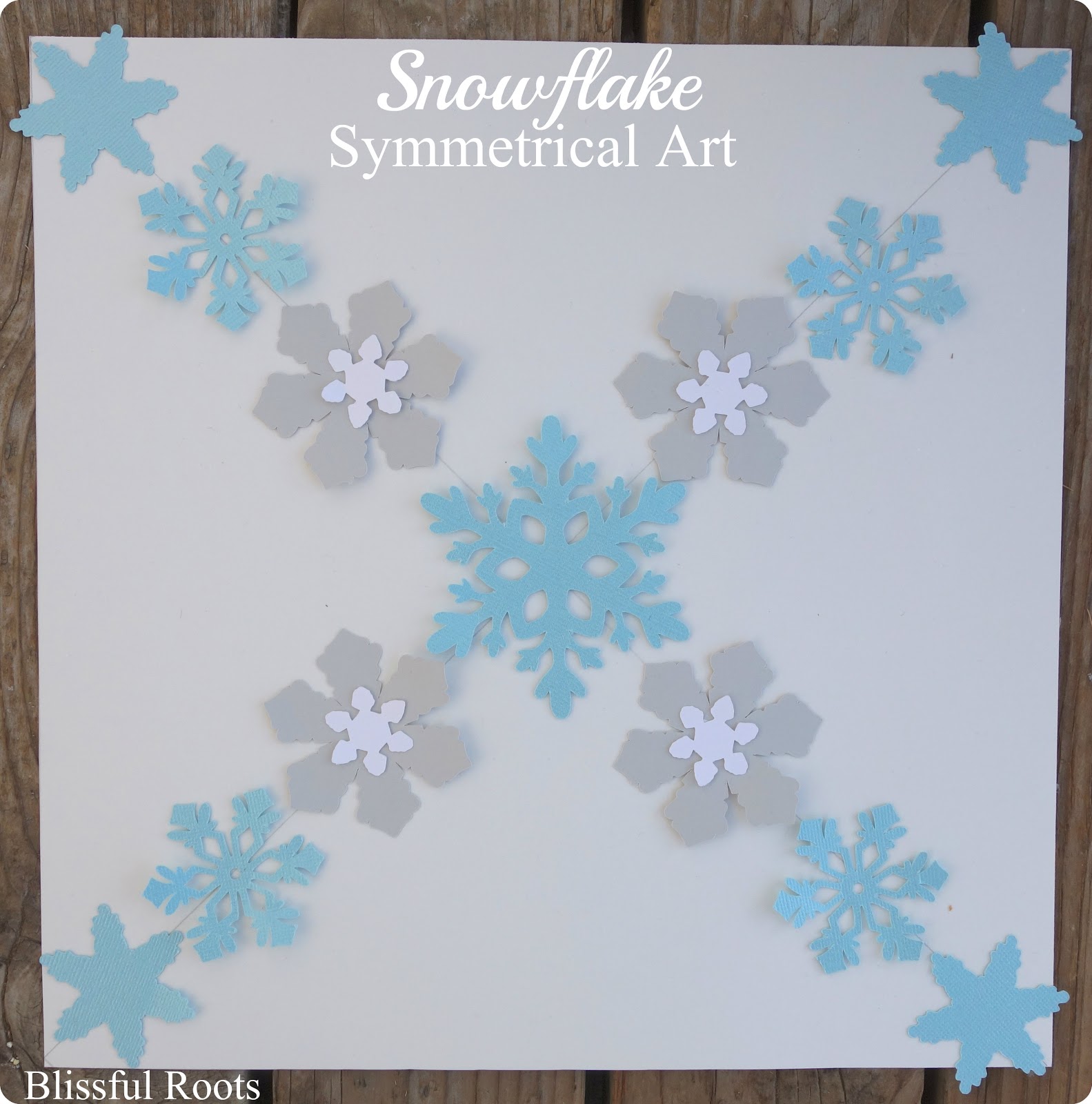 BLISSFUL ROOTS: Snowflake Symmetrical Art